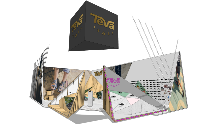 Stand design ready to take on the outdoors | Pop-up | WINK